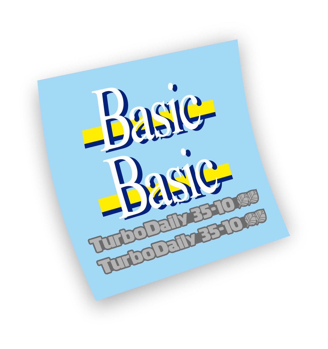 Adesivi sticker Iveco Turbo Daily 35 10 Basic 1995 – L'adesivo.com